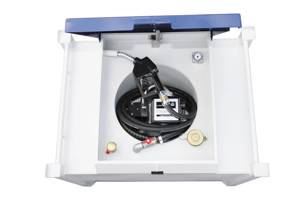 Mobile diesel filling station Eco, 440 litres, with 12/24 V pump and ...