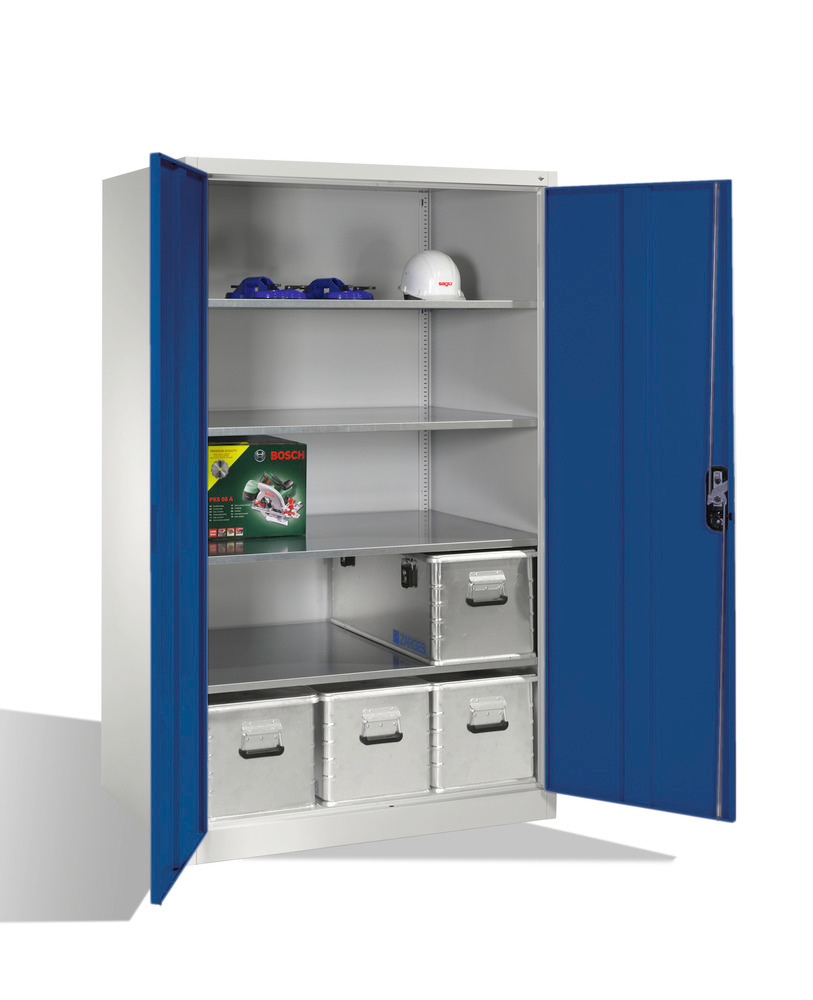 Armario herramientas y material Cabo-XXL p. batientes, 4 estantes ...