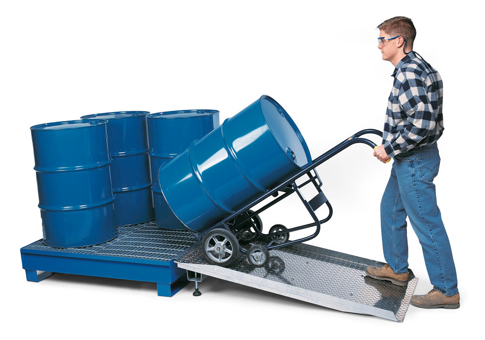 Spill Pallet Ramp - Adjustable Heights - Lightweight Aluminum ...