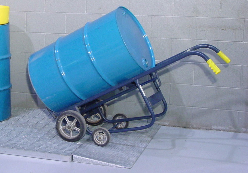 4' Galvanized Steel Ramp for 2" Galvanized Steel Spill Containment Decking