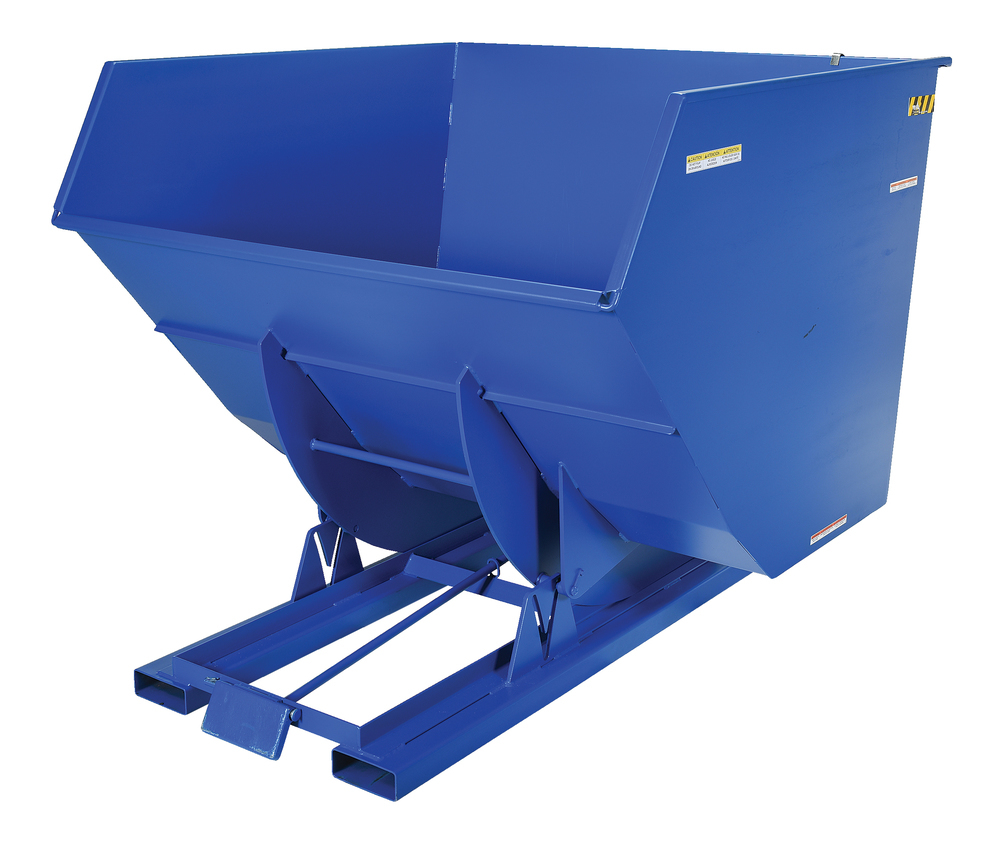 Self-Dumping Hopper - Heavy-Duty Steel Construction - Stackable - 4 cu ...