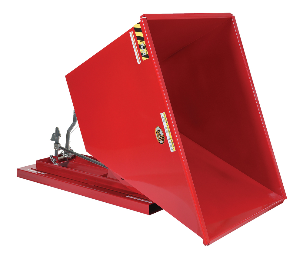 Self-Dumping Hopper - Heavy-Duty Steel Construction - Stackable - 1 cu ...