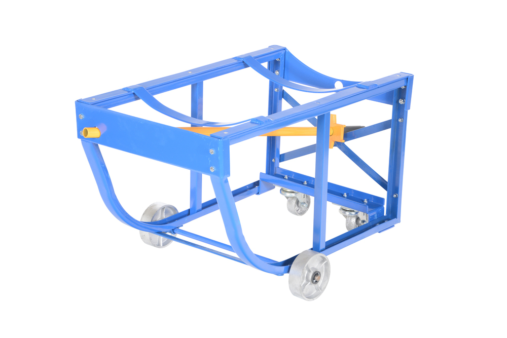 Rotating Drum Cart - Steel Wheels - 800 lbs Capacity - Steel ...