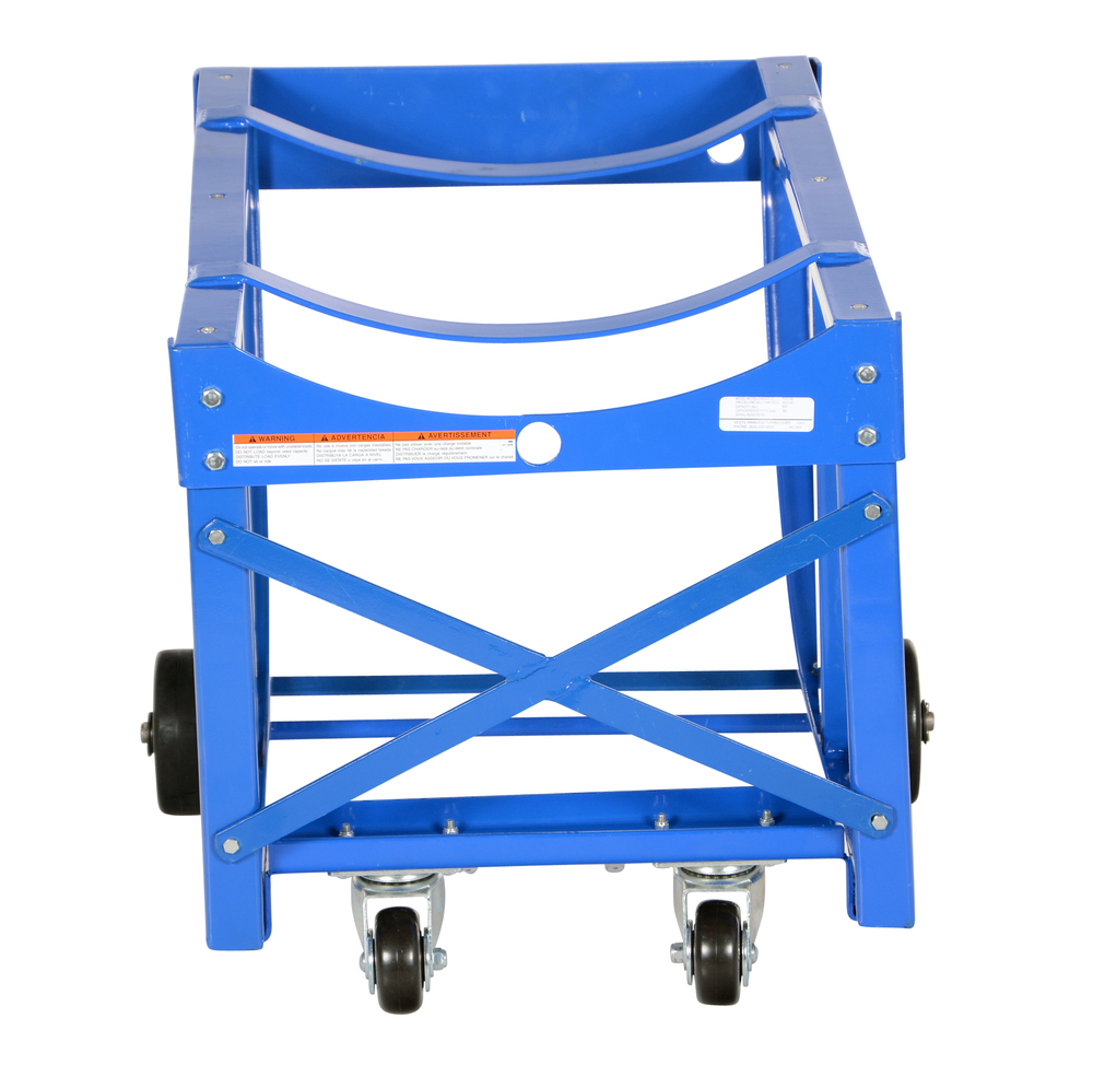 Rotating Drum Cart - Polyolefin - 800 lbs Capacity - Steel Construction ...