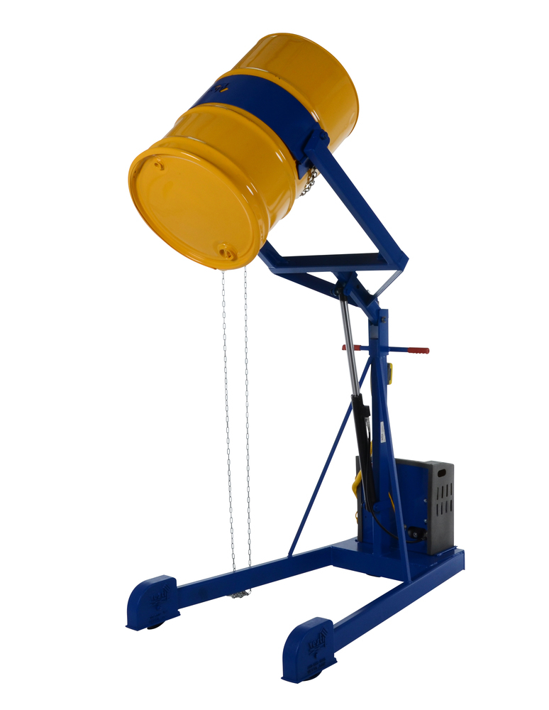 Drum Carrier - Hand Crank Rotator - DC Powered Lift - 72 in - Steel ...