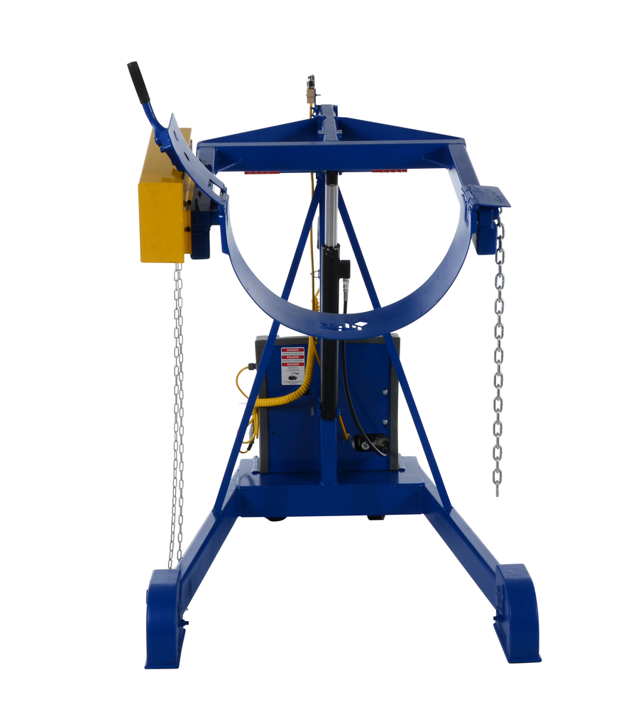 Drum Carrier - Hand Crank Rotator - DC Powered Lift - 72 in - Steel ...