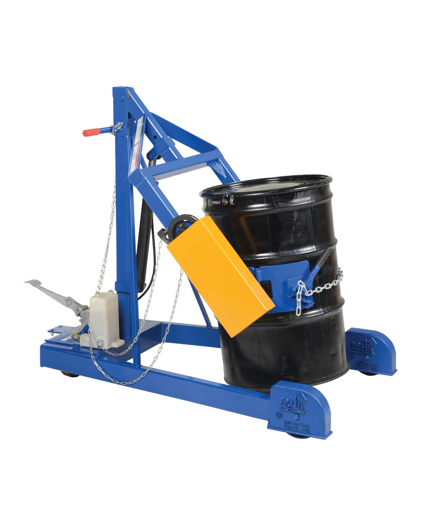 Drum Carrier - Hand Crank Rotator - Hydraulic Lift - Manual Foot Pump ...