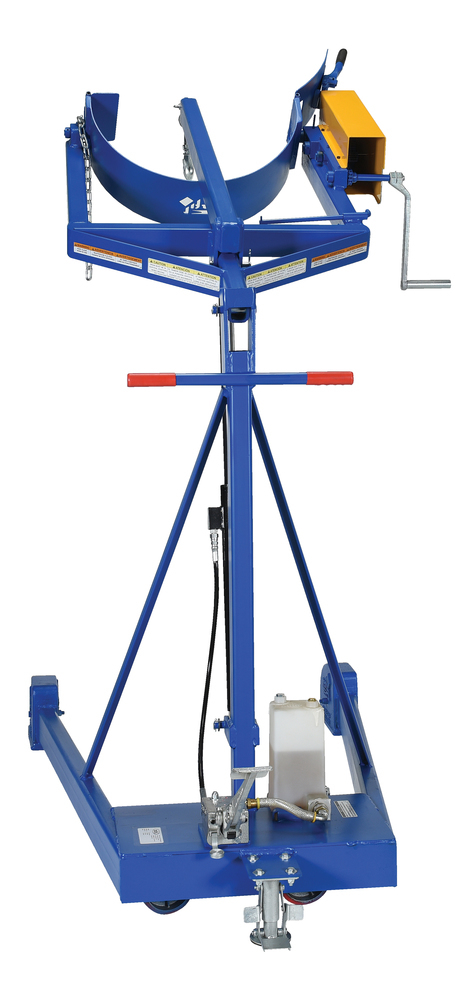 Drum Carrier - Hand Crank Rotator - Hydraulic Lift - Manual Foot Pump ...