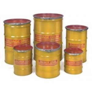 Steel Salvage Drum - 5-Gallon - Quick Lever Closure - Transport ...