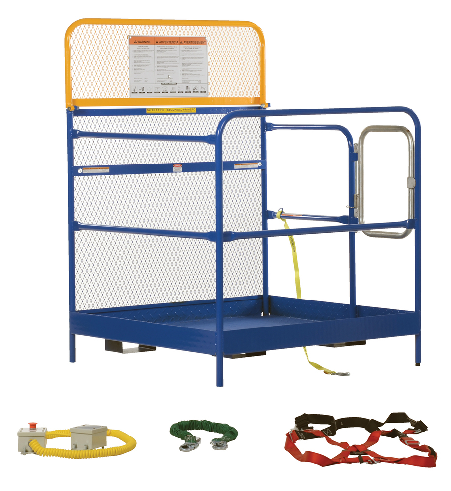 Work Platform - Full Features - 48 in x 48 in - Steel Construction ...