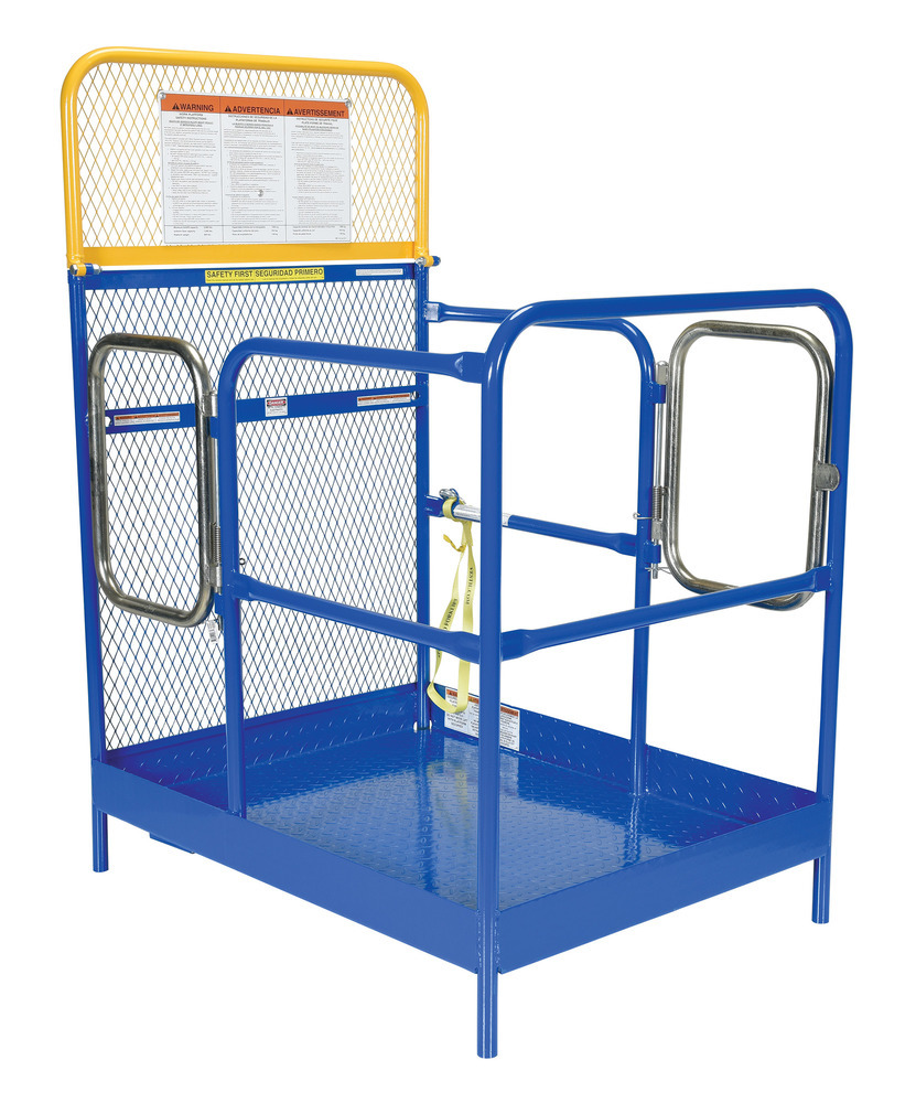Work Platform - 36 in x 48 in - 2 Door Entry - Steel Construction ...