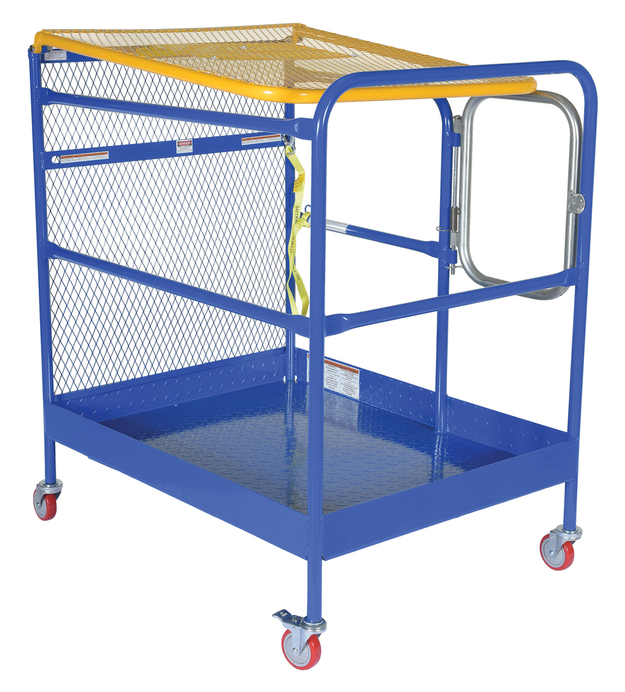 Work Platform - 36 in x 36 in - with Casters - Steel Construction ...