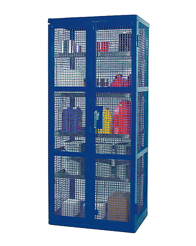 Cage Spill Containment Shelving - Single - Galvanized Shelves - 36" x ...
