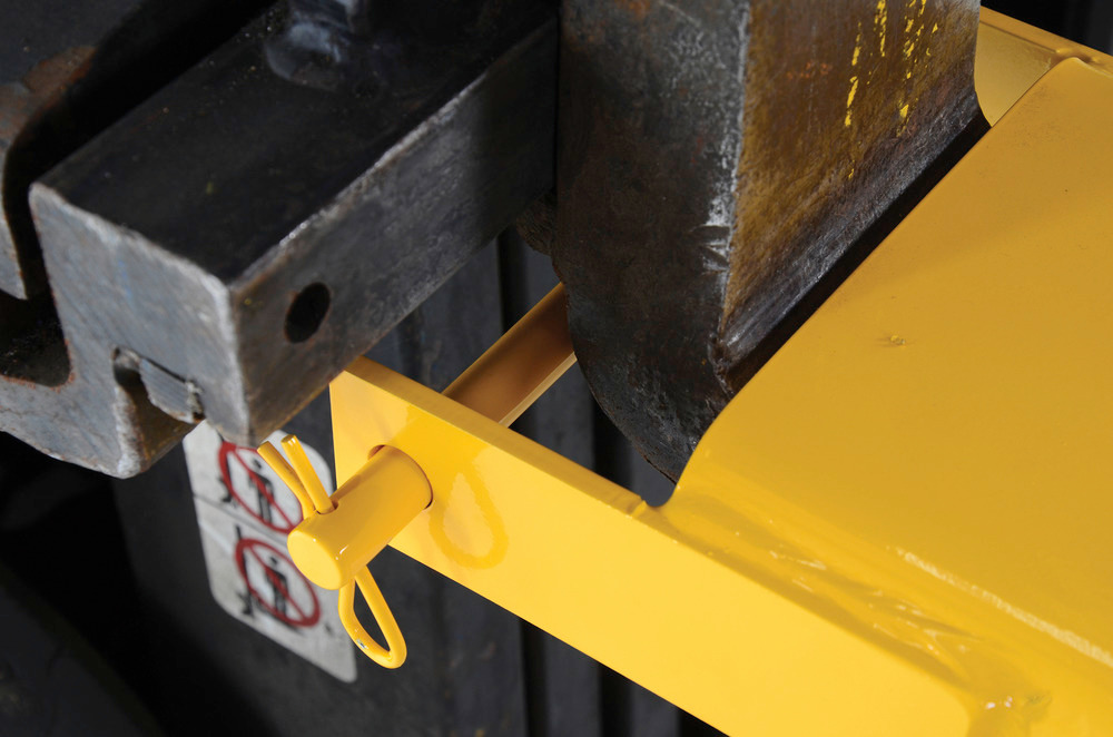 Fork Extensions - Pin Style - 96L x 6W In - Steel Construction - Powder ...