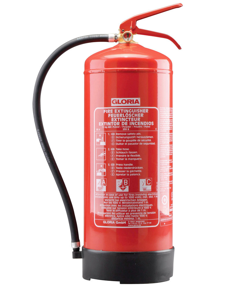 Support mural pour extincteur, pour 2 bouteilles, beige