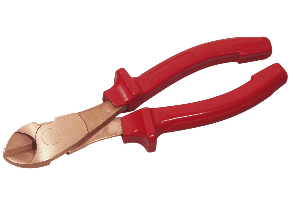 Heavy duty side cutter, 190 mm, copper beryllium, spark-free, for Ex zones