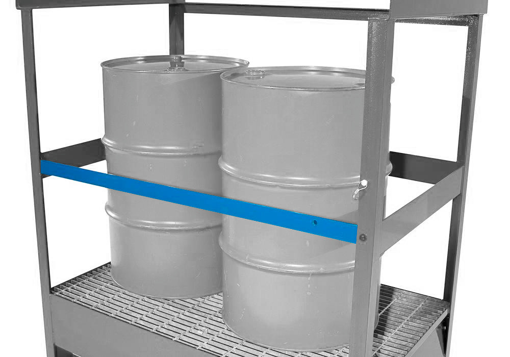 Transport Spill Containment Pallet - Optional Security Bar - Painted Steel