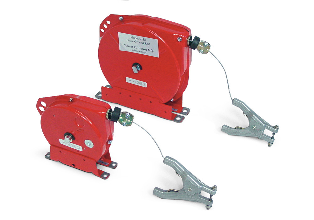 Retracting Grounding & Bonding Cable Reel - 20-foot Length - Eliminate ...
