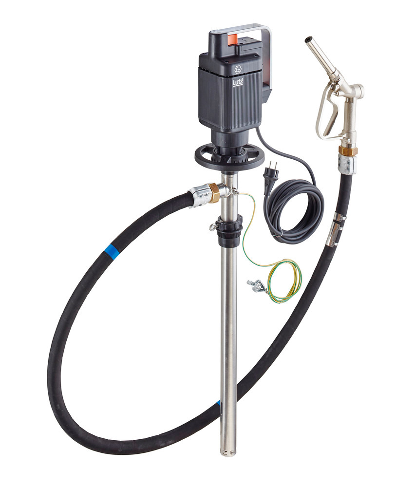 Elektrische vatenpomp voor oplosmiddelen, 1000 mm dompeldiepte voor ...