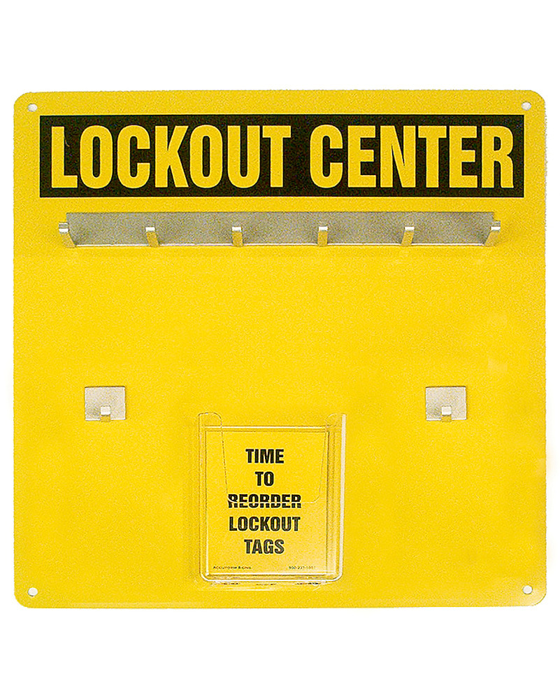 Aluminum Hanger Board Lockout Center - 6-Padlock Board with kit - only ...