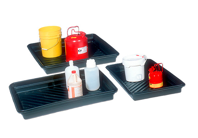 Poly Spill Containment Tray - 48" x 44" x 3.5" - 30 Gallon Capacity ...
