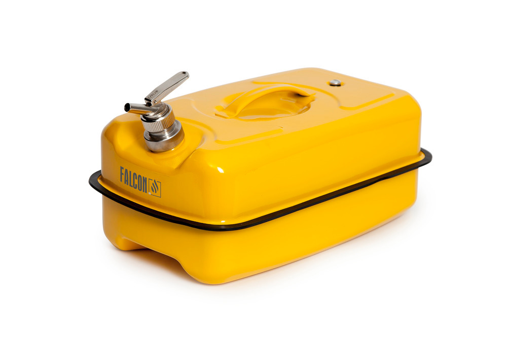 Safety Container - 20-Liter - Steel - Powder-Coated Yellow - Fine ...