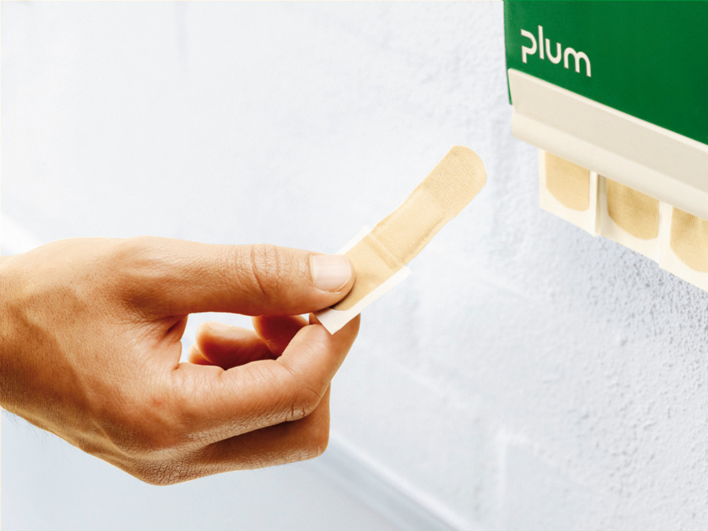 Podajnik plastrów, z plastrami elastycznymi, 2 x 45 szt.