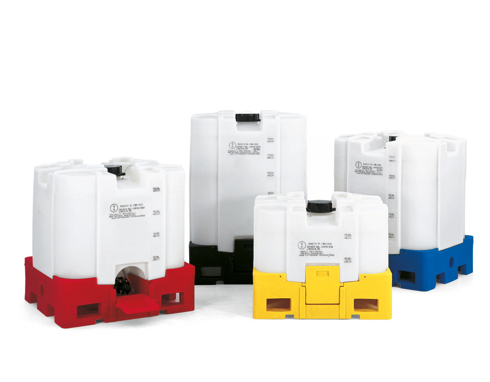 Bulk Chemical Tank - 275 Gallon - Heavy Duty - Polyethylene - Forklift ...