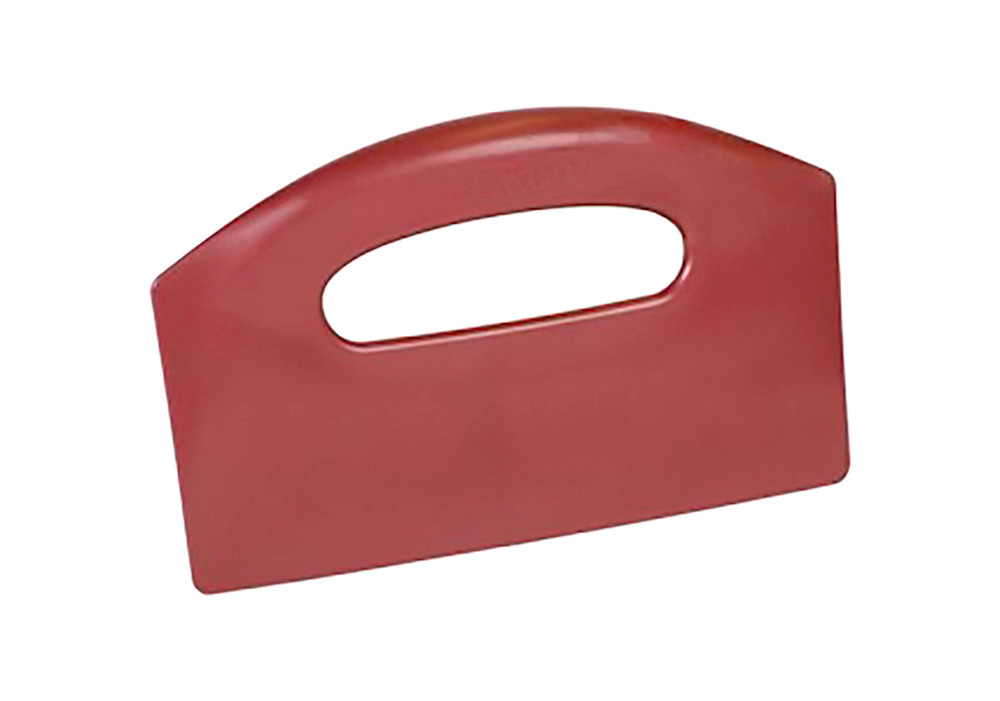 Bench Scraper - Metal Detectable - Red - Lightweight - Semi-Ferrous ...