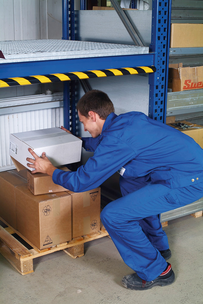 Protective Bumper Guards - Style B - Black/Yellow - Polyurethane Foam ...