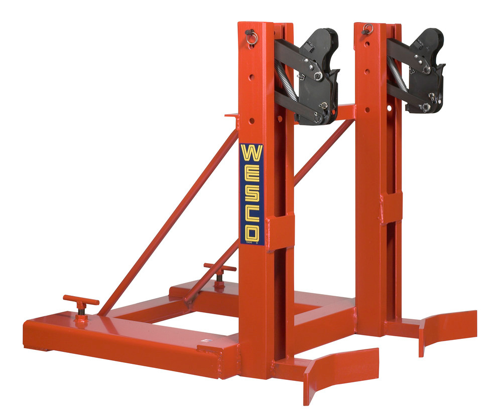 Drum Gripper - Fork Mounted - 2 Drum - Automatic - 1000 lbs Load Capacity