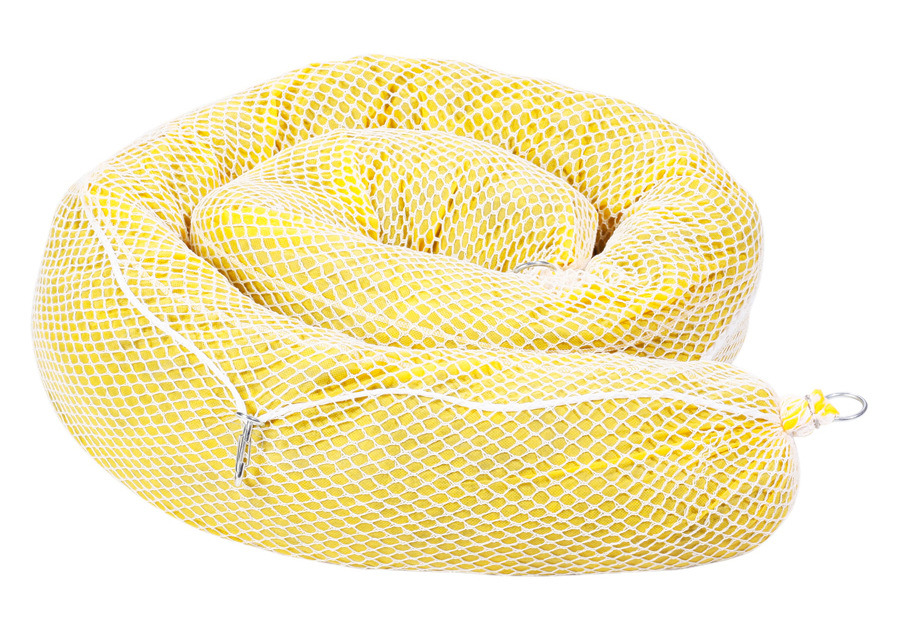 HazMat Sock/Net Absorbent Boom - 8" x 10' - 4 booms/package - HZ810SN