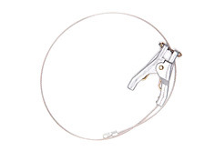 3 Ft. of cable, REB Hand Clamp & 1/4" Lug