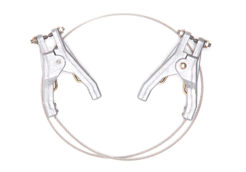 3 Ft. of cable with 2 REB Hand Clamps