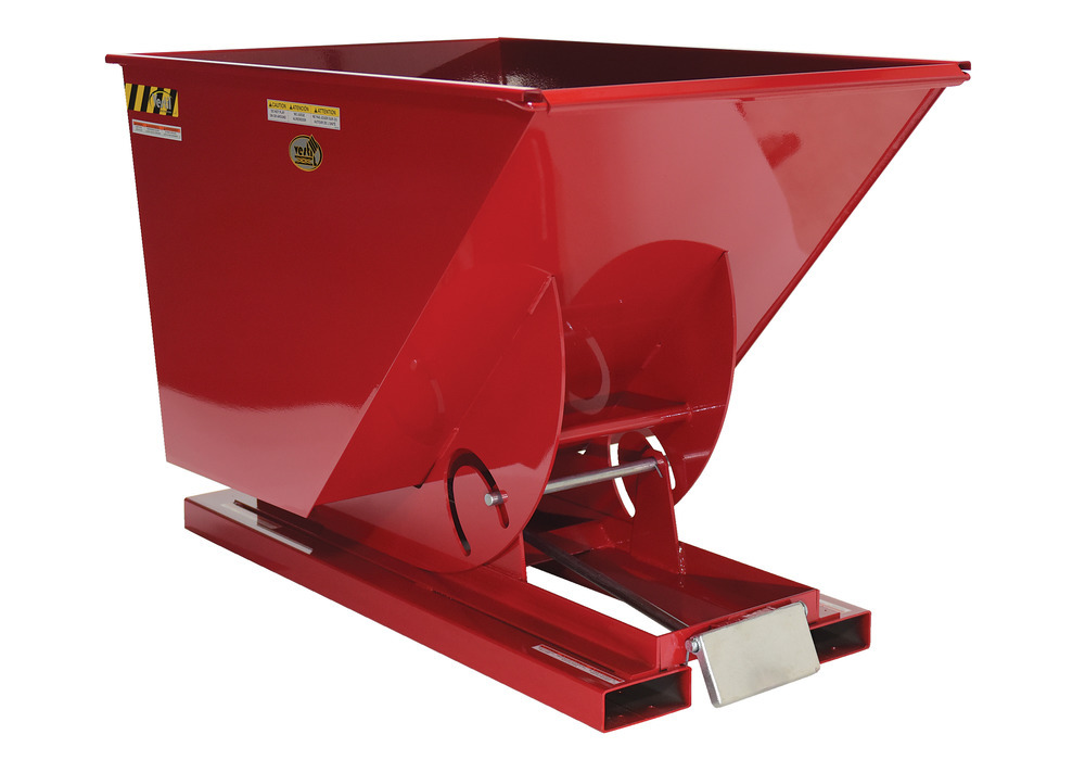 Self-Dumping Hopper - Heavy-Duty Steel Construction - Stackable - 2 cu ...