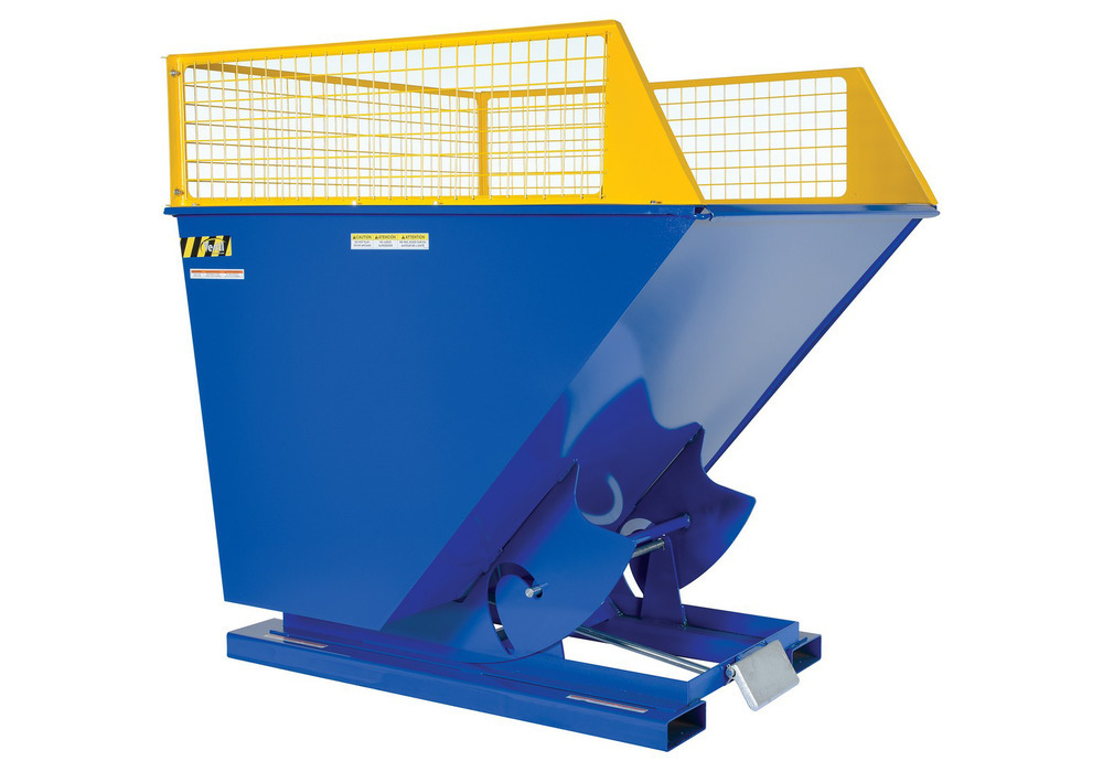 Self-Dumping Hopper - Heavy-Duty Steel Construction - Stackable - 2 cu ...