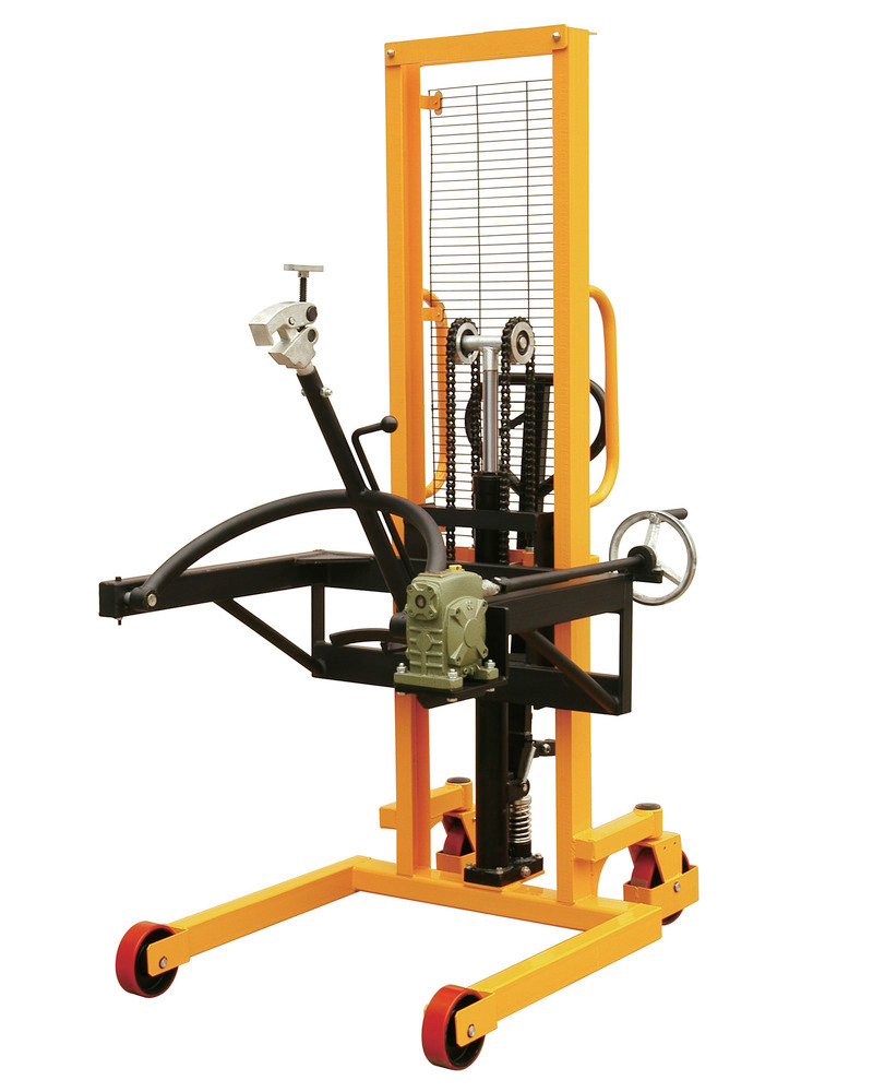 Economy Portable Drum Lifter/Rotator/Transporter, Steel Jaw