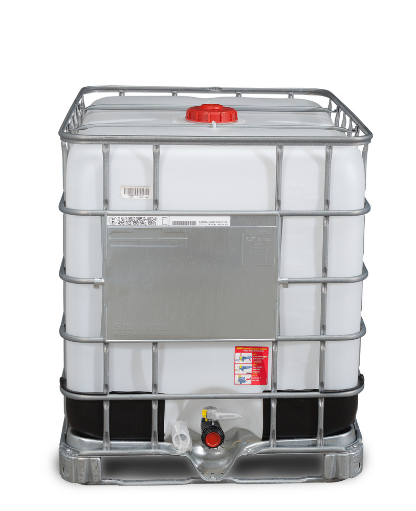 Contentor IBC para zonas ATEX, EVOH, palete em aço, 1000 l, abertura ...