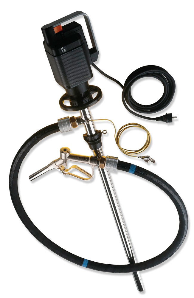 Elektrische vatenpomp voor oplosmiddelen, 1200 mm dompeldiepte voor ...