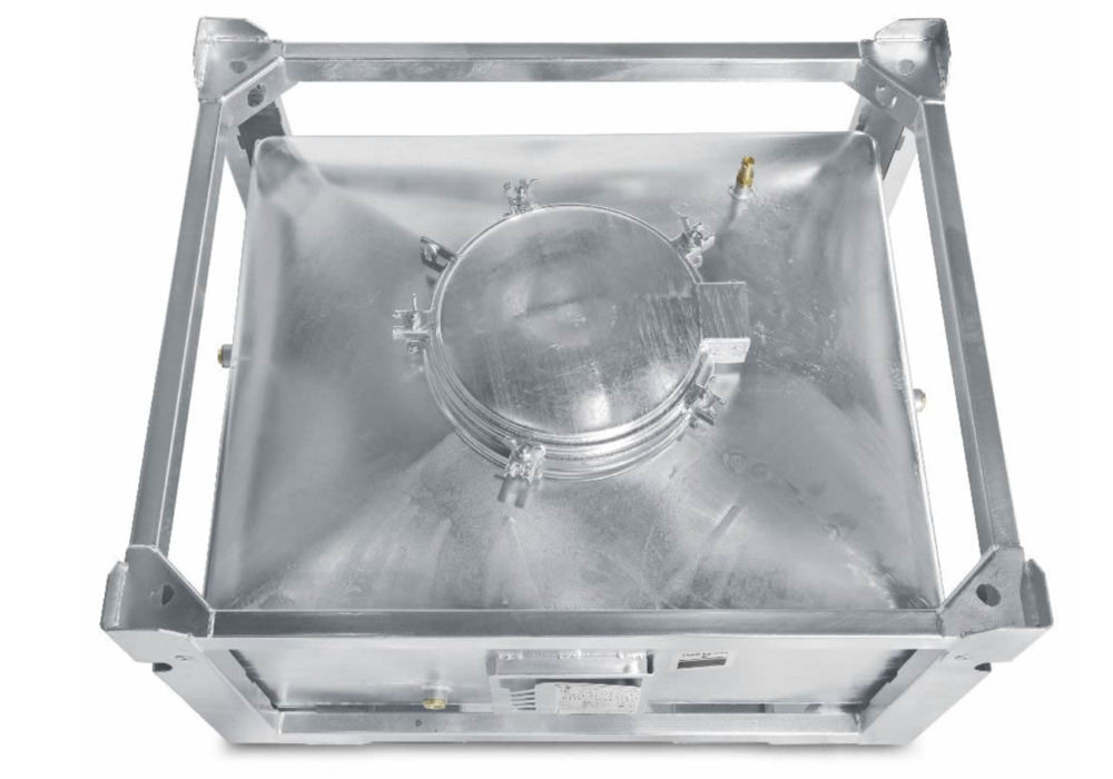 ASF container double walled, 800 litre volume, hot dip galvanised