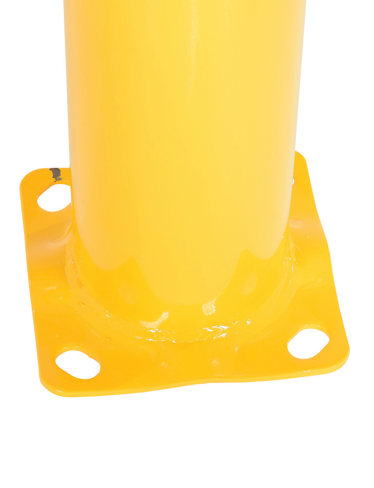 Vestil Steel Pipe Safety Bollard 42 In. x 5-1/2 In. Yellow
