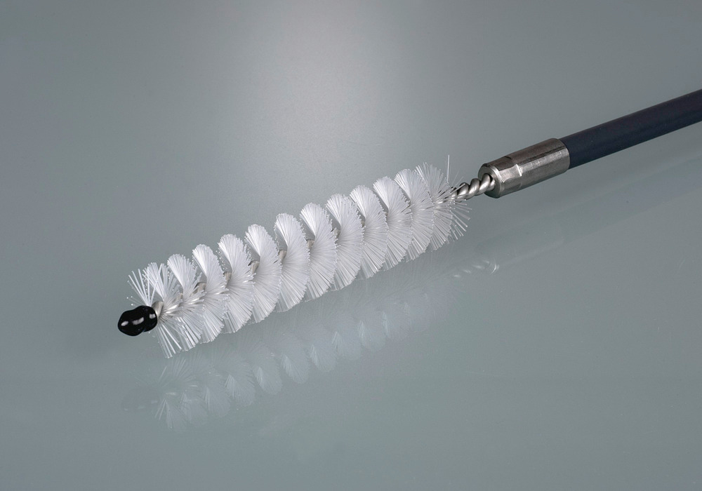 Cleaning brush, length 100 cm, Ø 25 mm, PVC/V2A
