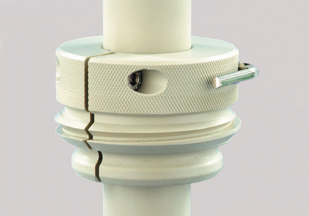 Barrel screw joint PP R 2" steel fine thread, out.