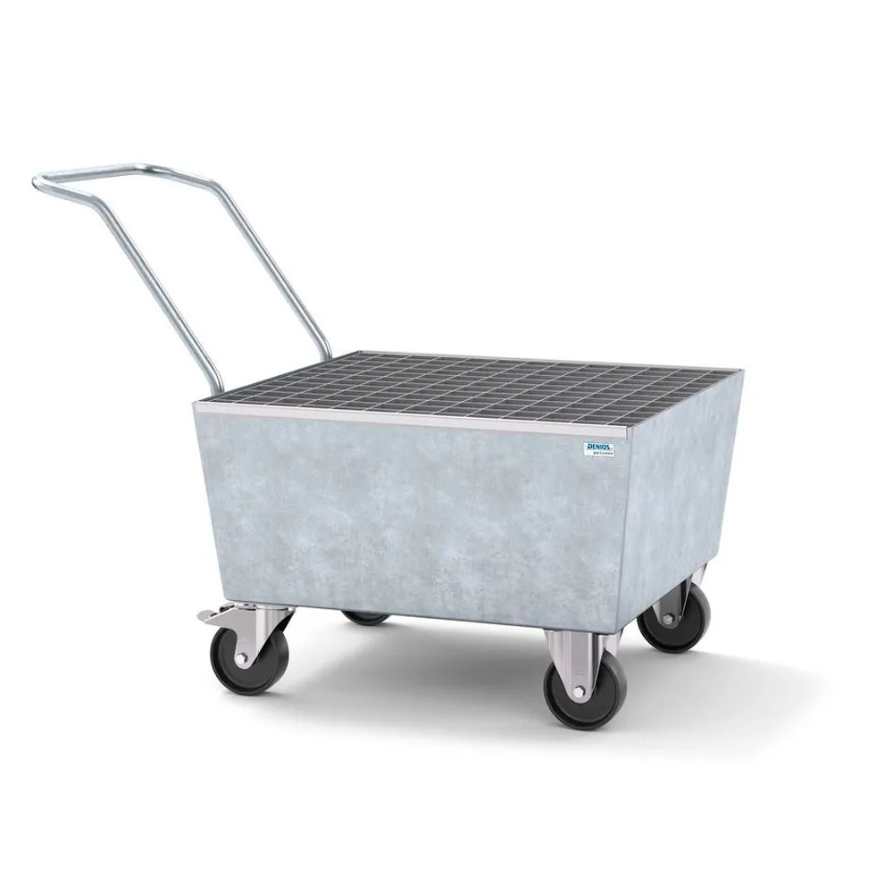 Spill Cart - 1 Drum Capacity - Galvanized Steel Construction ...