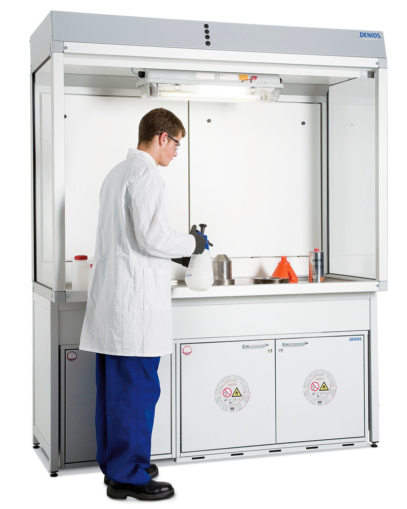 Hazardous materials workstation VARIO-Flow GAP Ex 125.090.075