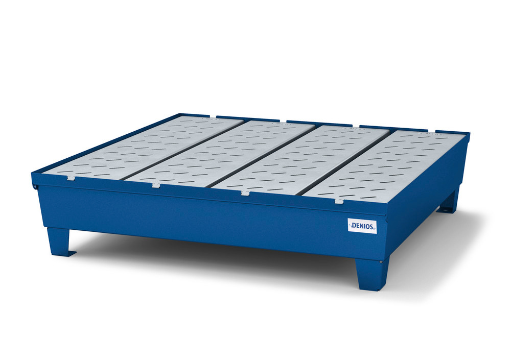 Spill containment pallet 4 drums + Leak alarm Combo