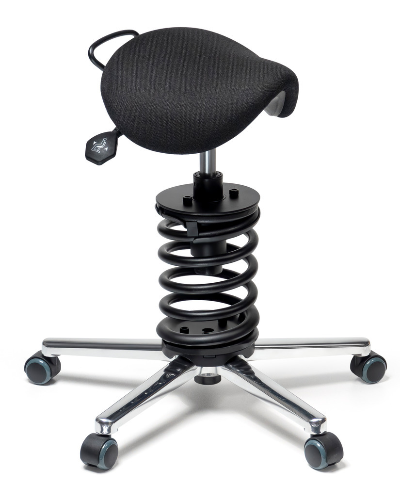 Mey Chair laboratory stool Assistant Pro, with spring saddle, with sit ...