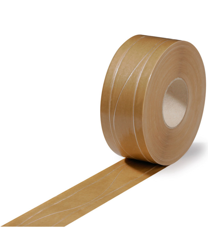 Wet adhesive tape, thread-reinforced, 70 mm wide x 200 rm, 75g/sqm