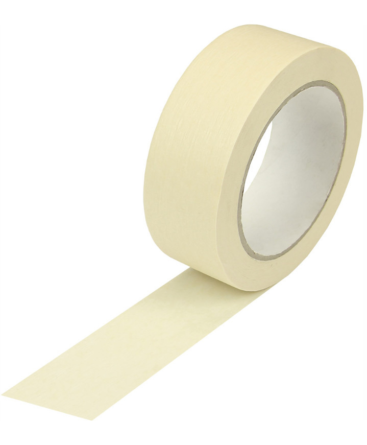 Masking tape, 38 mm wide x 50 rm, thickness 125µ