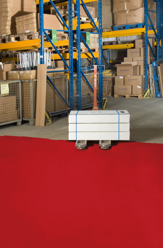 Floor marking paint, suitable for forklifts, 5l for approx. 20 - 25 m2 ...